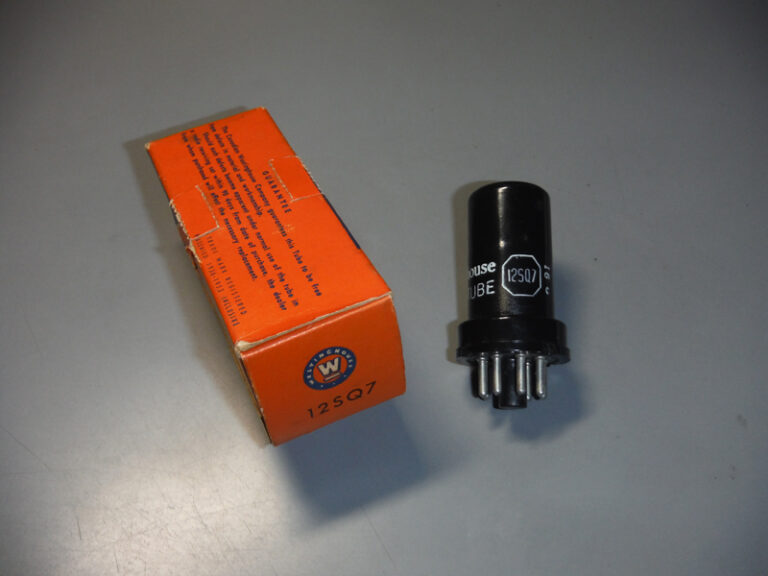 12SQ7(6SQ7) 高増幅度三極双二極複合管 - 山と無線